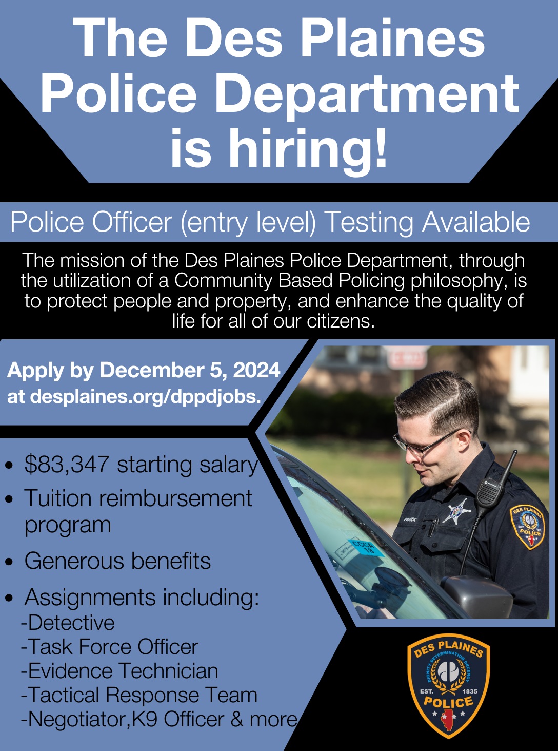 Search for Police, Fire, Civilian Jobs - the Blueline